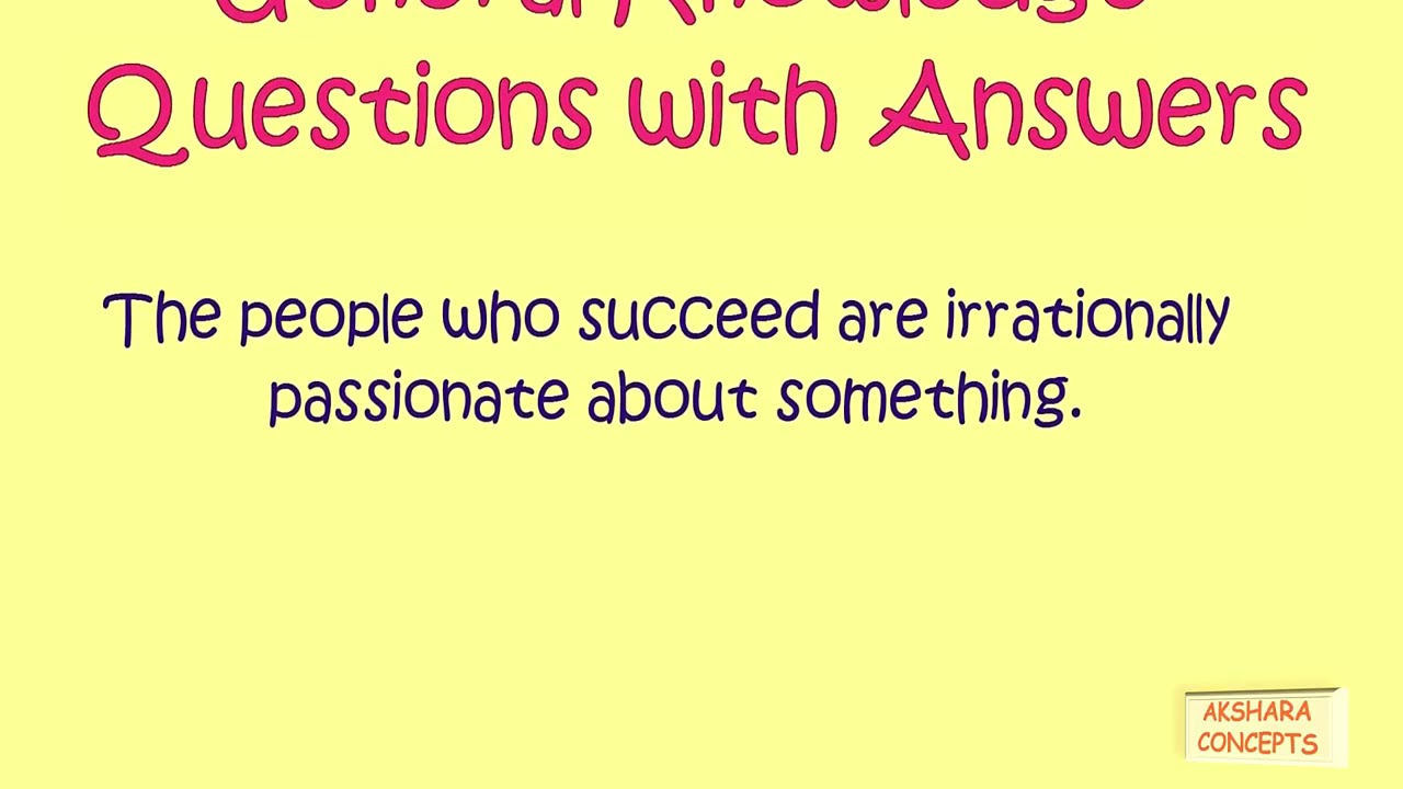 Most Brilliant General Knowledge And Current Affairs YouTube most-brilliant-general-knowledge-and-current-affairs-youtube