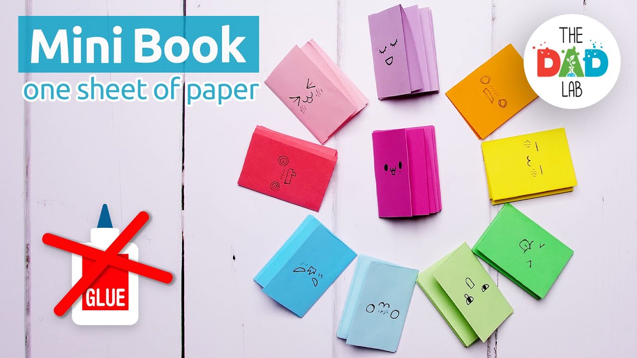 How To Make A Mini Notebook From ONE Sheet Of Paper NO Glue Needed how-to-make-a-mini-notebook-from-one-sheet-of-paper-no-glue-needed