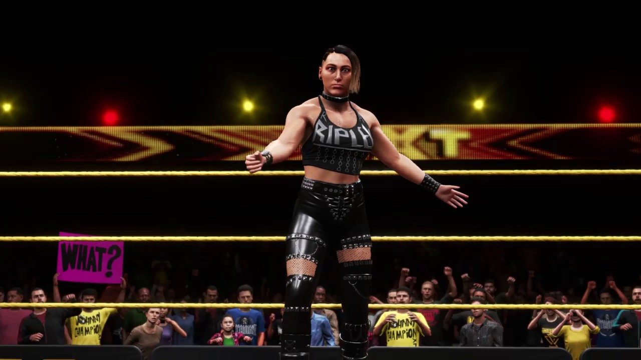 WWE 2K20 NXT Rhea Ripley vs. Mia Yim - YouTube