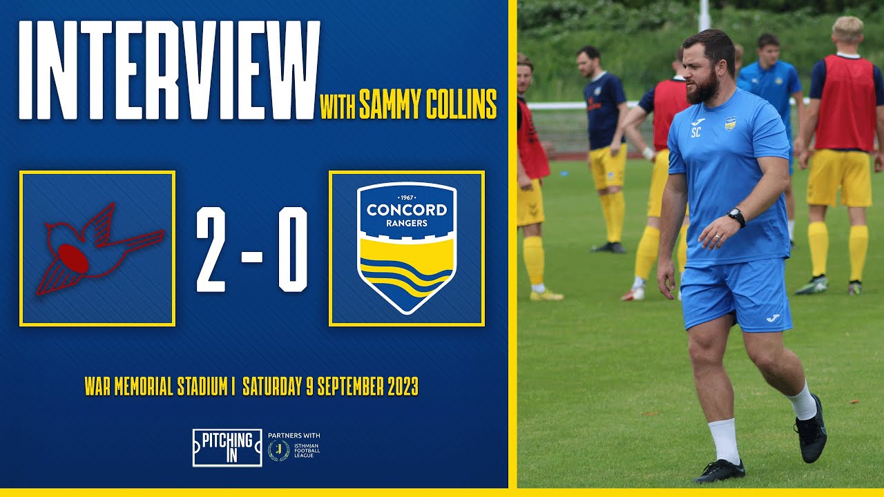 Post-match Interview | Sammy Collins vs Carshalton Athletic - YouTube