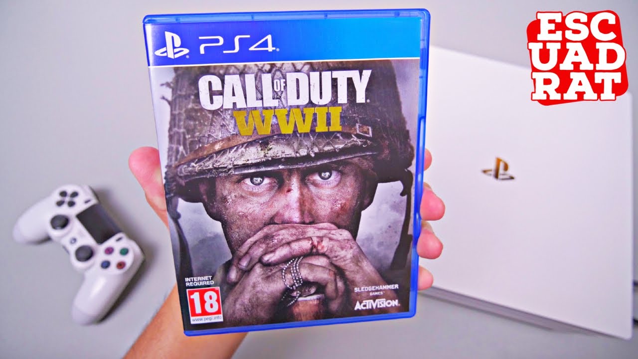 Call Of Duty WW2 PS4 Pro | Unboxing & Gameplay Call Of Duty World War ...