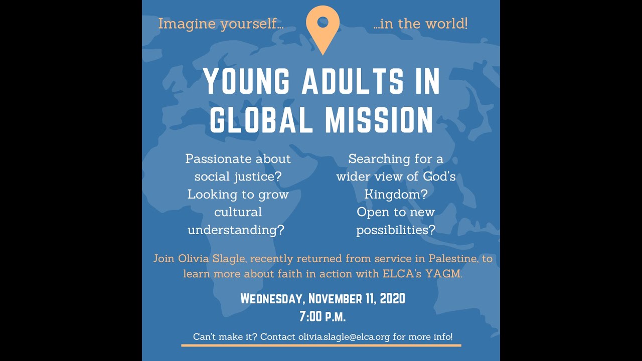 Young Adults in Global Mission NIGHT – 11 11 2020 - YouTube