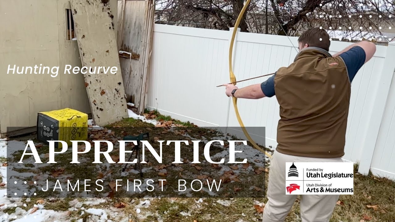 Apprentice James First Hunting Bow - YouTube