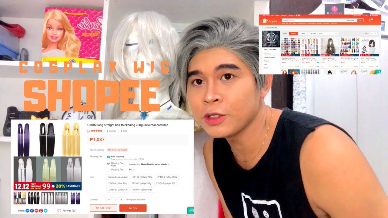 SHOPEE COSPLAY WIG | LOLA KEVIN - YouTube
