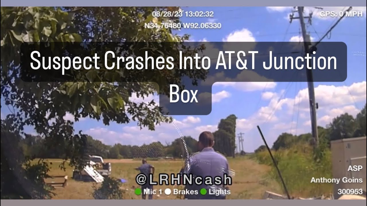 Fleeing Suspect Crashes Into AT&T Junction Box Attempting to Disappear ...