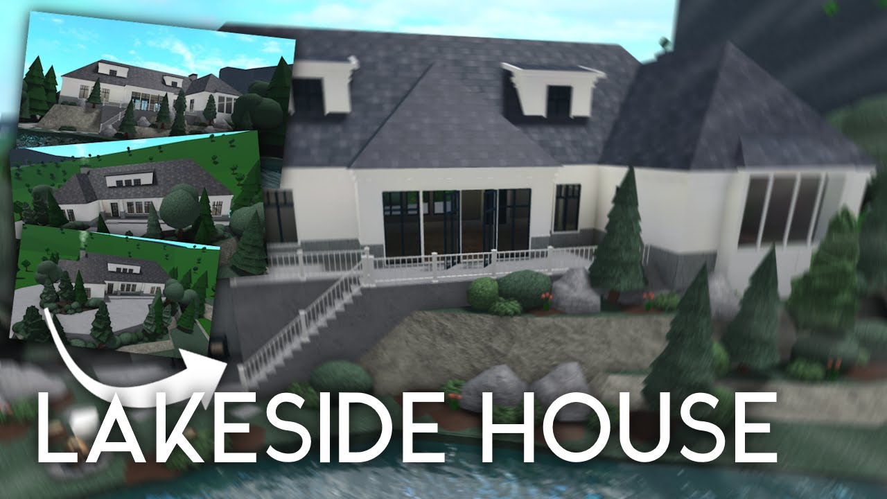 Building a Luxurious Lakeside House in Bloxburg - YouTube