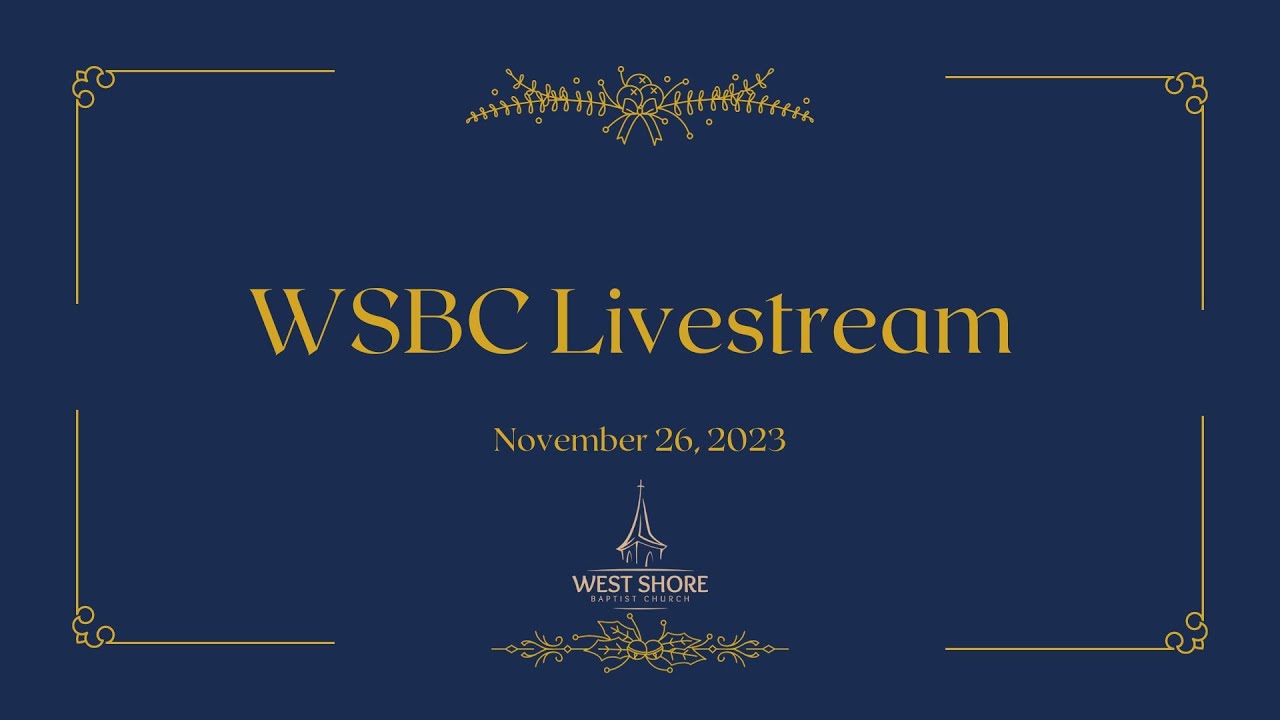 11.26.23 WSBC Livestream - YouTube