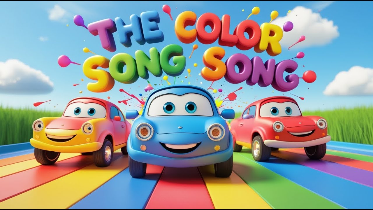 Color song: Learn Colors with Cartoon Face Cars | Fun Kids Song - The ...