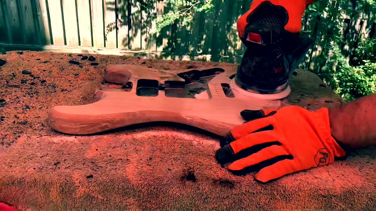 Stratocaster Stained with Red Wine and Coffee. - YouTube