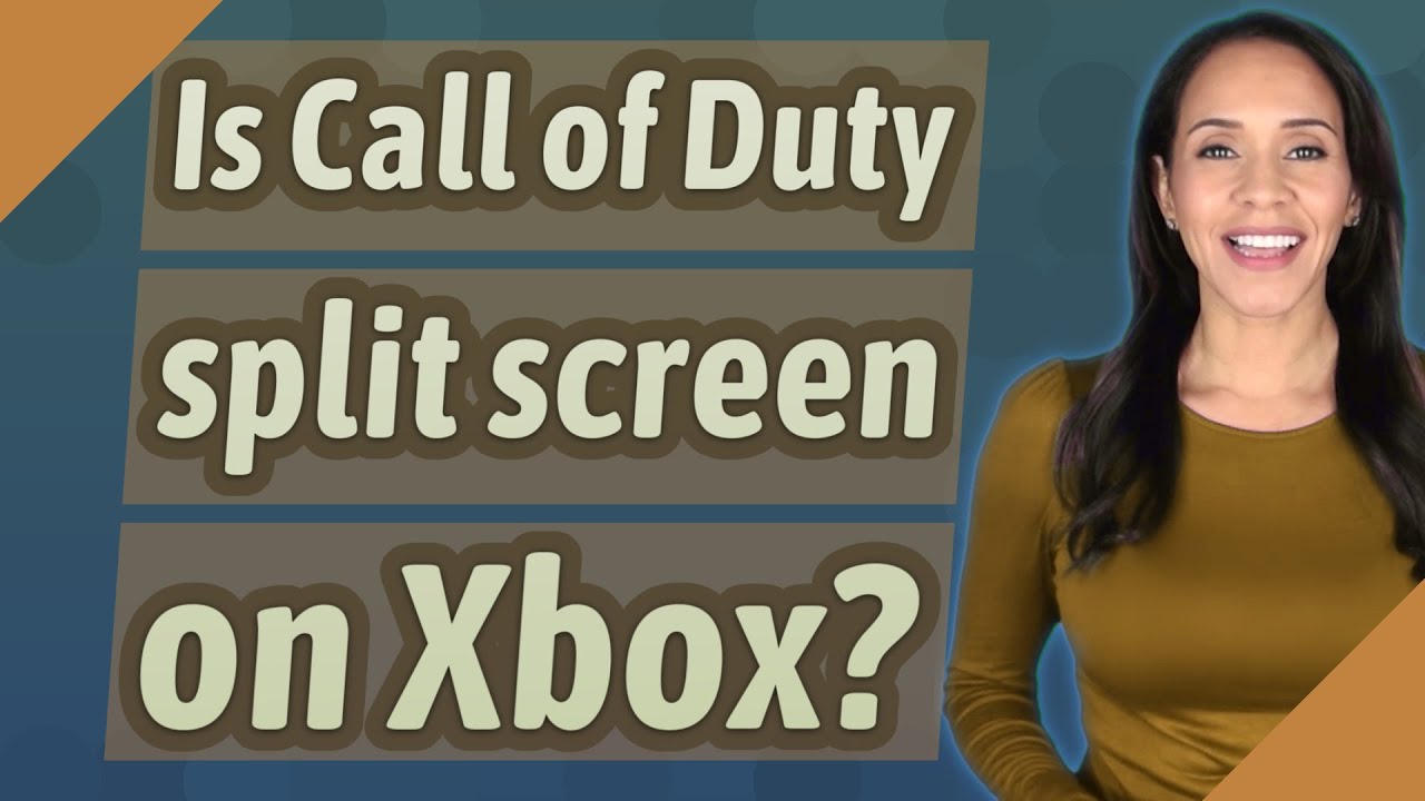 Is Call of Duty split screen on Xbox? - YouTube