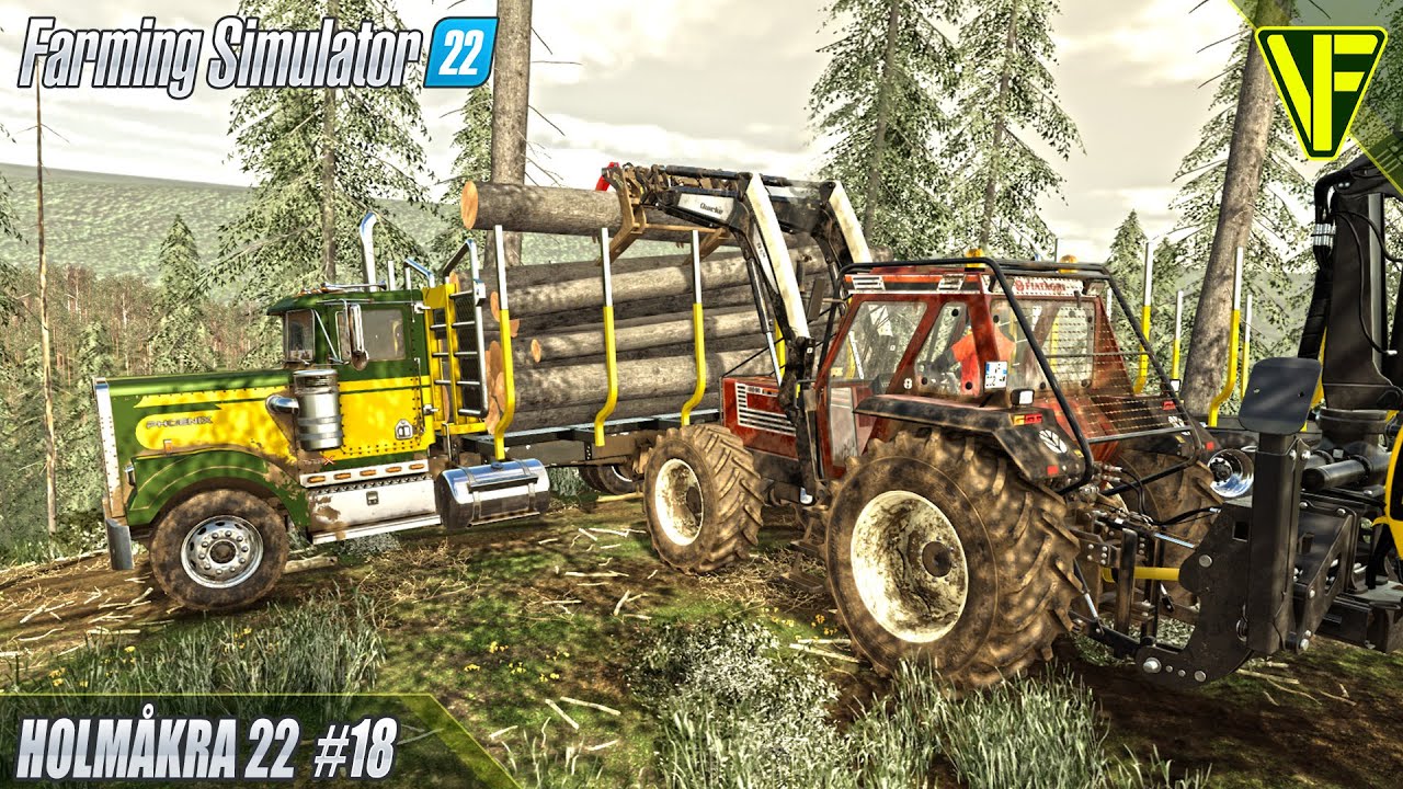 Cutting The FINAL Logs | Holmåkra 22 | Farming Simulator 22 Start From ...