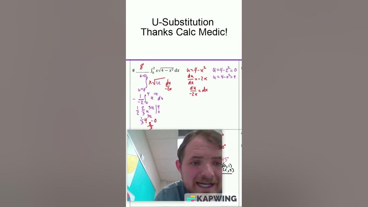 AP Calculus U-Substitution Review #shorts #integration #apcalculus #calculus #maths - YouTube