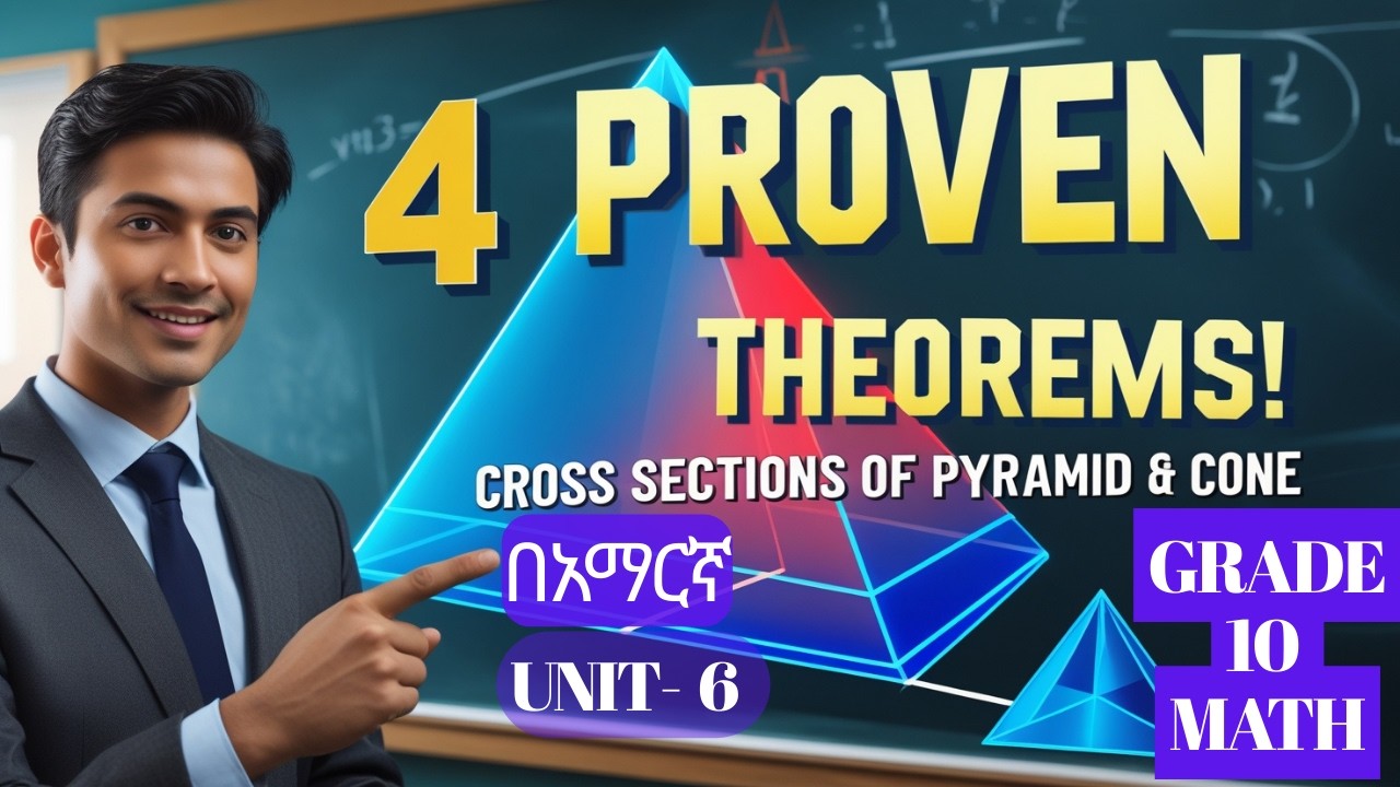 4 Theorems on Horizontal Cross Section of Pyramid and Cone | Grade 10 ...
