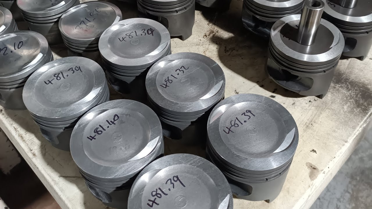 finally a finished product, weight matched to within half a gram 😁 or better m20b29 stroker ...