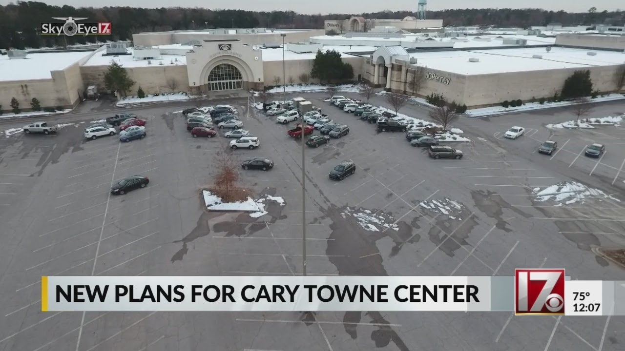 New plans unveiled for Cary Towne Center - YouTube