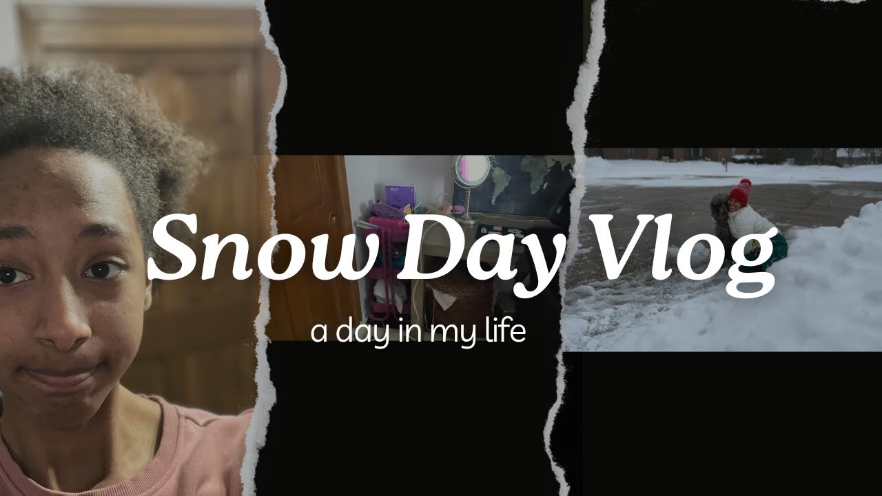 Spend a Productive Snow Day With Me! - YouTube
