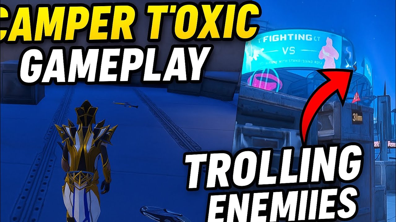 🔥 Camper Toxic Gameplay 😈 | Trolling Enemies Like a PRO in BGMI 😱😂 ...