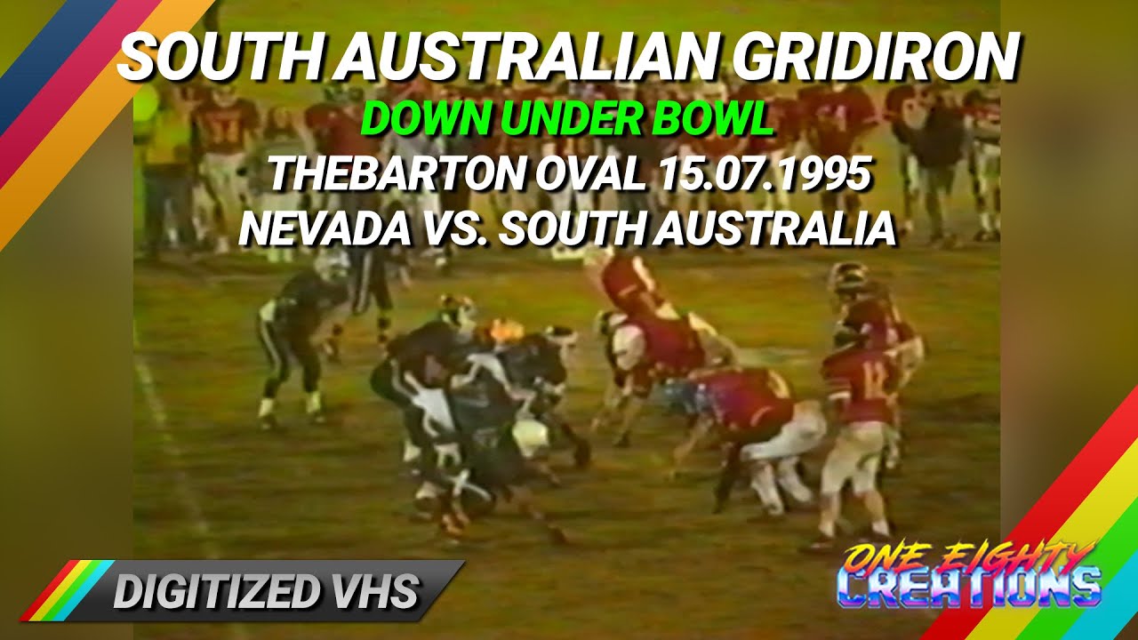 South Australian Gridiron (VHS) - Down Under Bowl Nevada Vs. South ...