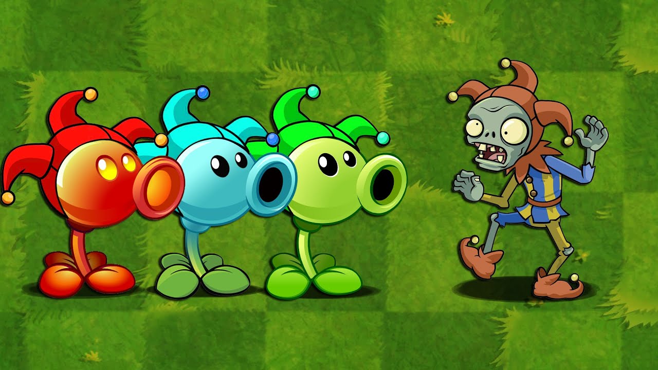 How to Defeat Jester Zombie Compilation of Plants Power-Up! - YouTube