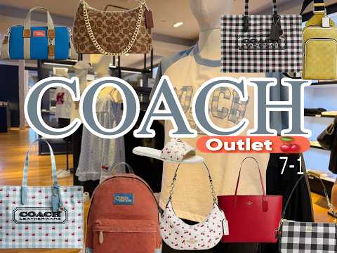 🩵🍒 NEW COACH OUTLET DROP 🩵🍒 New Bags, a new cherry print, Red, & MORE!! @coach #coach #coachoutlet