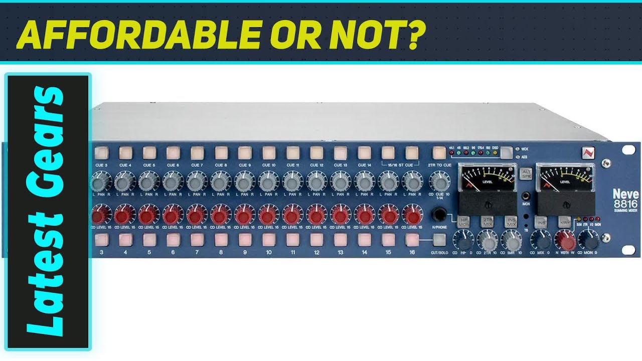 Neve 8816: The Ultimate Analog Summing for Digital Mixes - YouTube