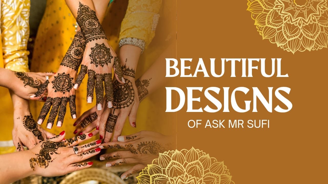 Beautiful Mehndi Design | AskMrSufi | Easy & Stylish Mehndi Step by ...