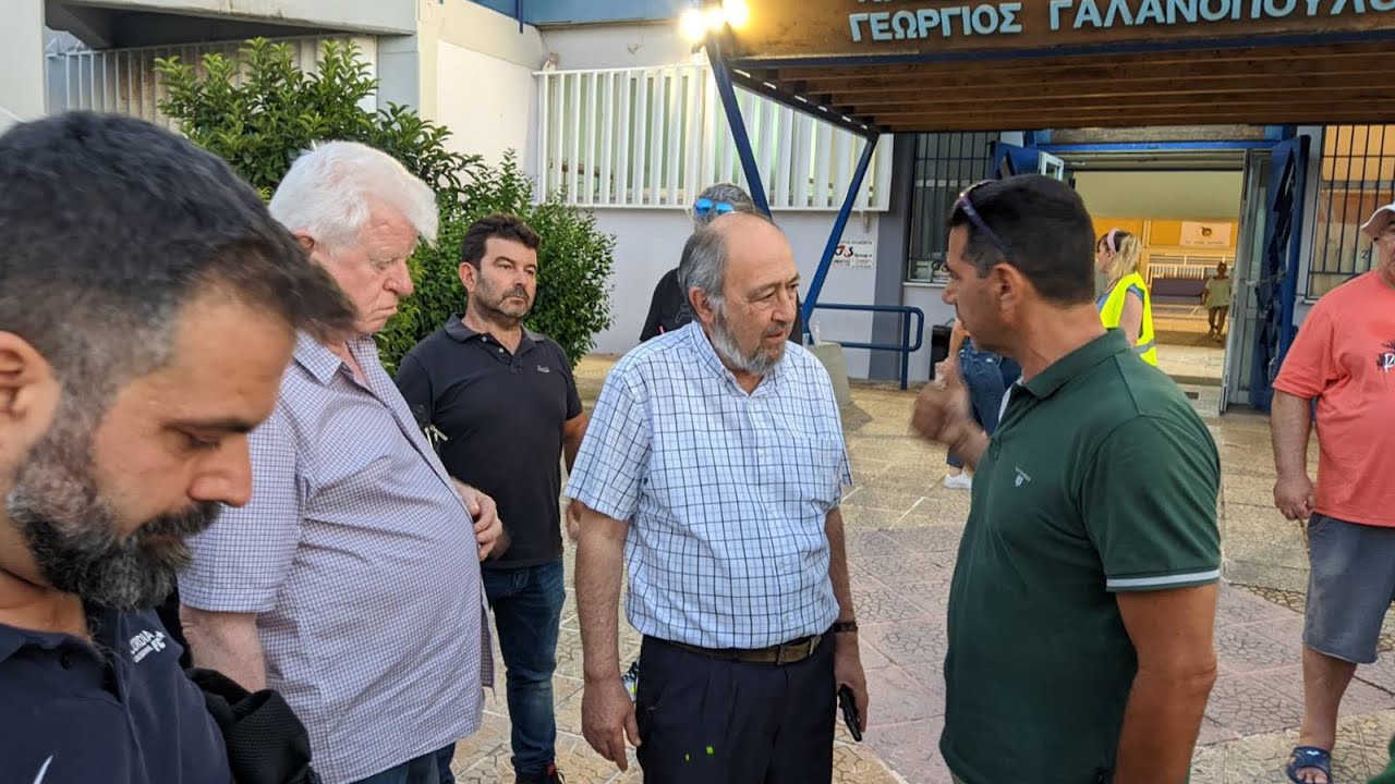 Δήλωση του Γ. Μαρίνου για την φωτιά στο Λουτράκι - YouTube