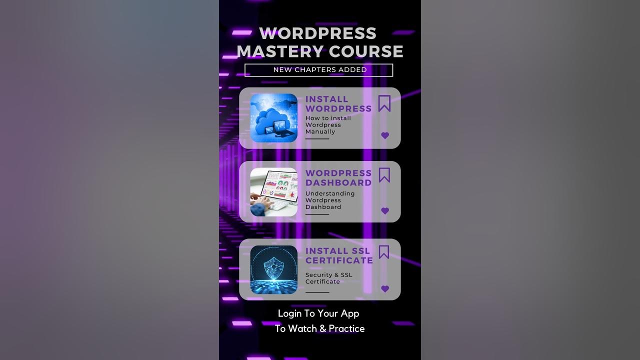 Wordpress Mastery Course for International Freelancing. #coding - YouTube