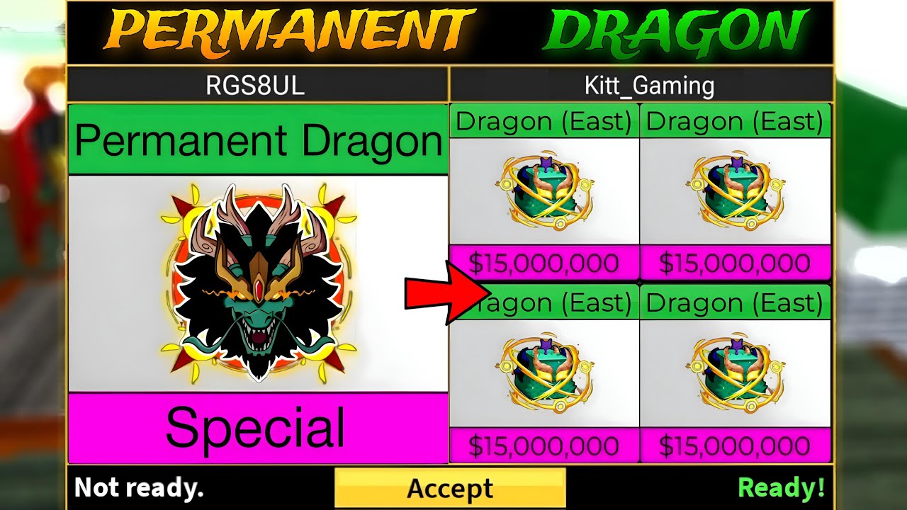 What Players Trade For Most Expensive PERMANENT DRAGON FRUIT (Blox ...
