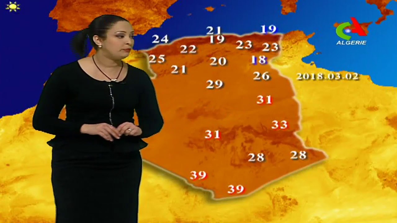 Météo en Algérie pour le Vendredi 02 -03- 2018 - YouTube