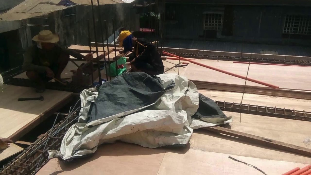 Constructing The Ground Floor Roof HD 720p - YouTube