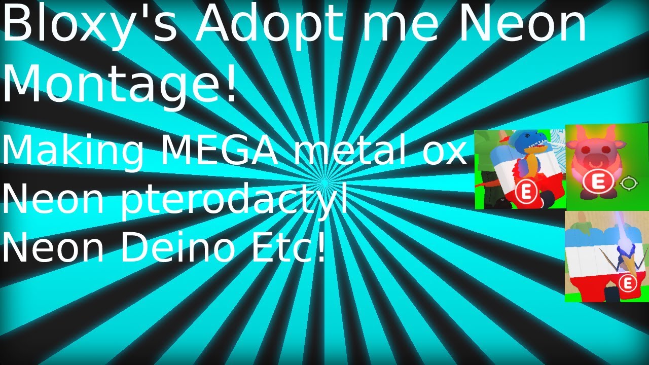 My Adopt me neon Montage - YouTube