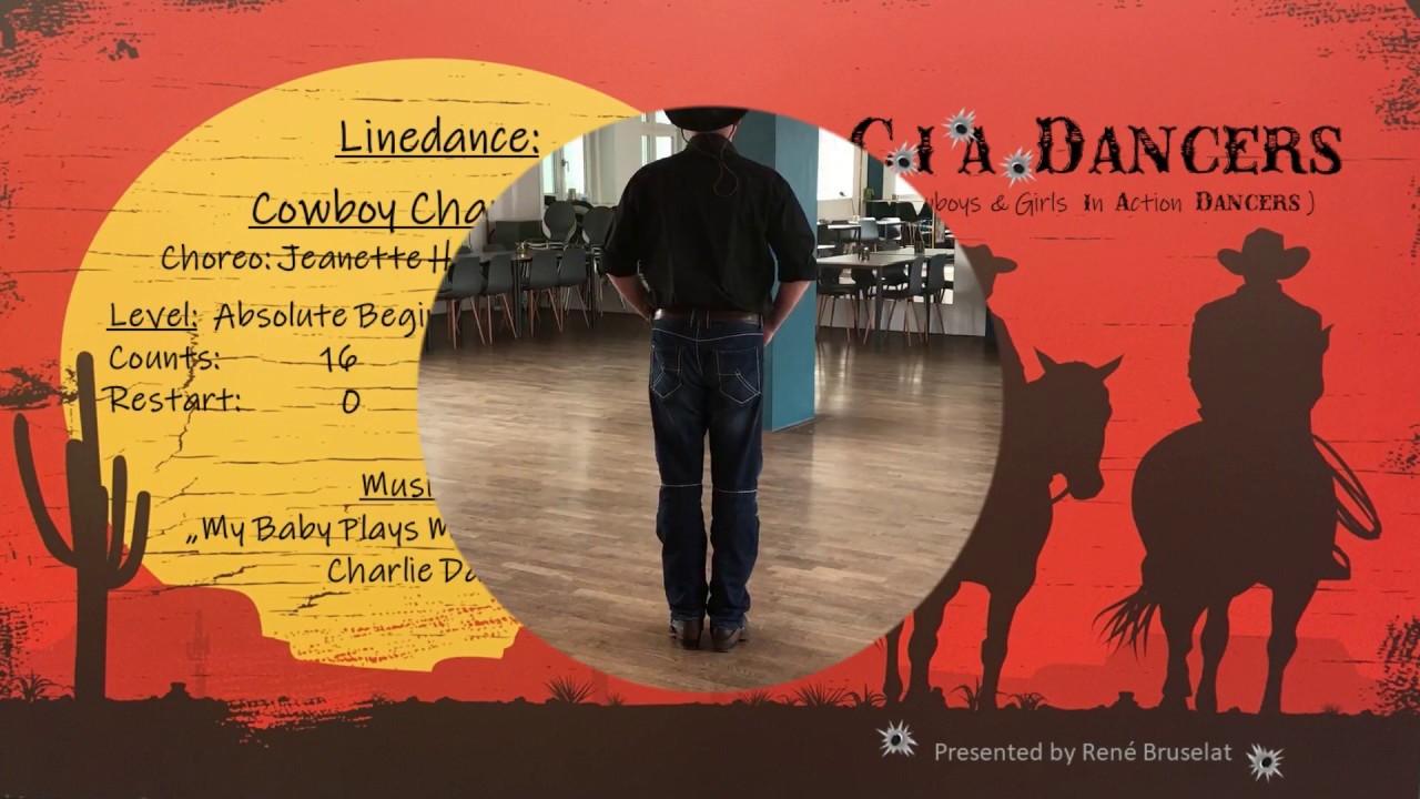 Cowboy Charleston - Line Dance - (Demo & Counts) - YouTube