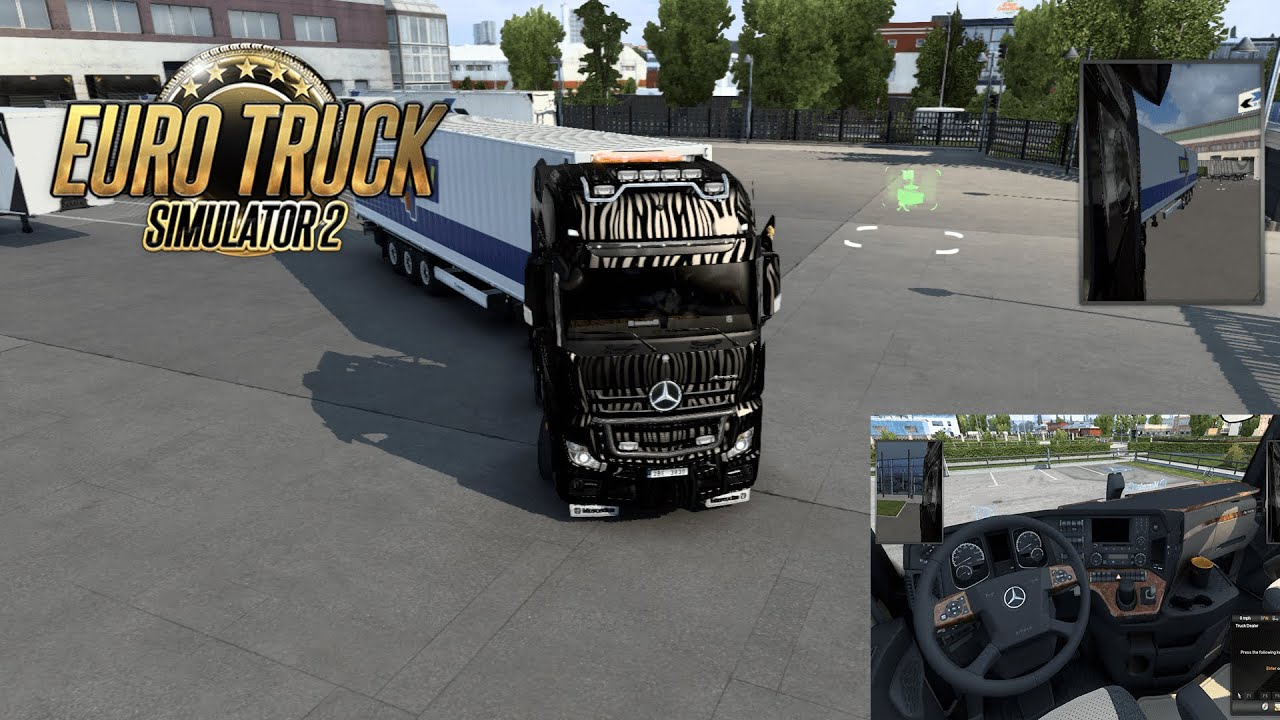 New Full Upgraded Mercedes Benz Euro Truck Simulator 2 Gameplay 20
