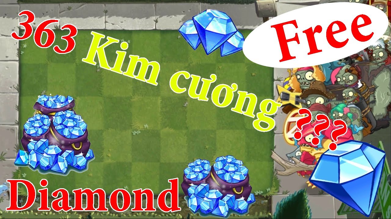 How To Earn Diamond Free - Cách kiếm kim cương miễn phí [Plants vs ...