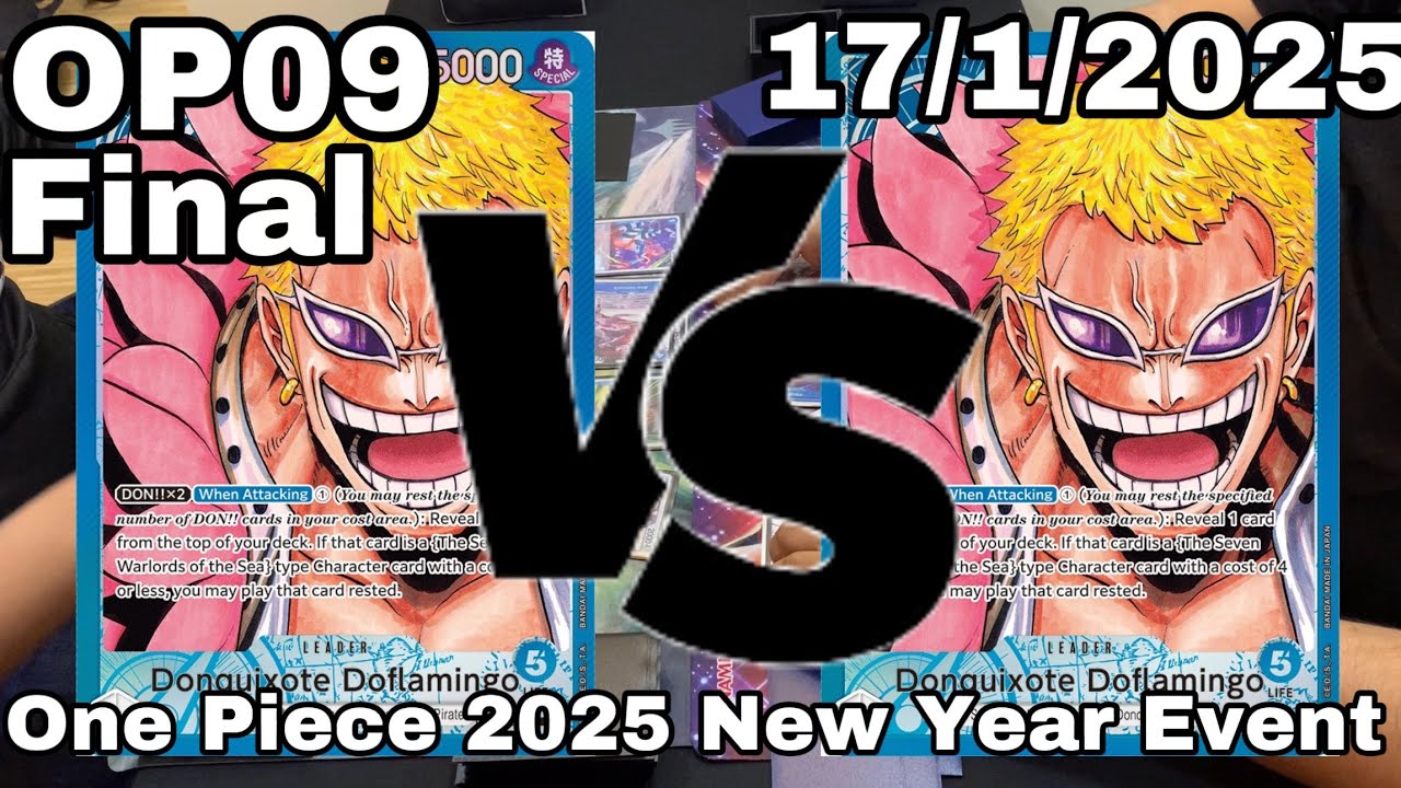 [OP09] Blue Doflamingo Mirror Match Final | One Piece TCG Gameplay ...