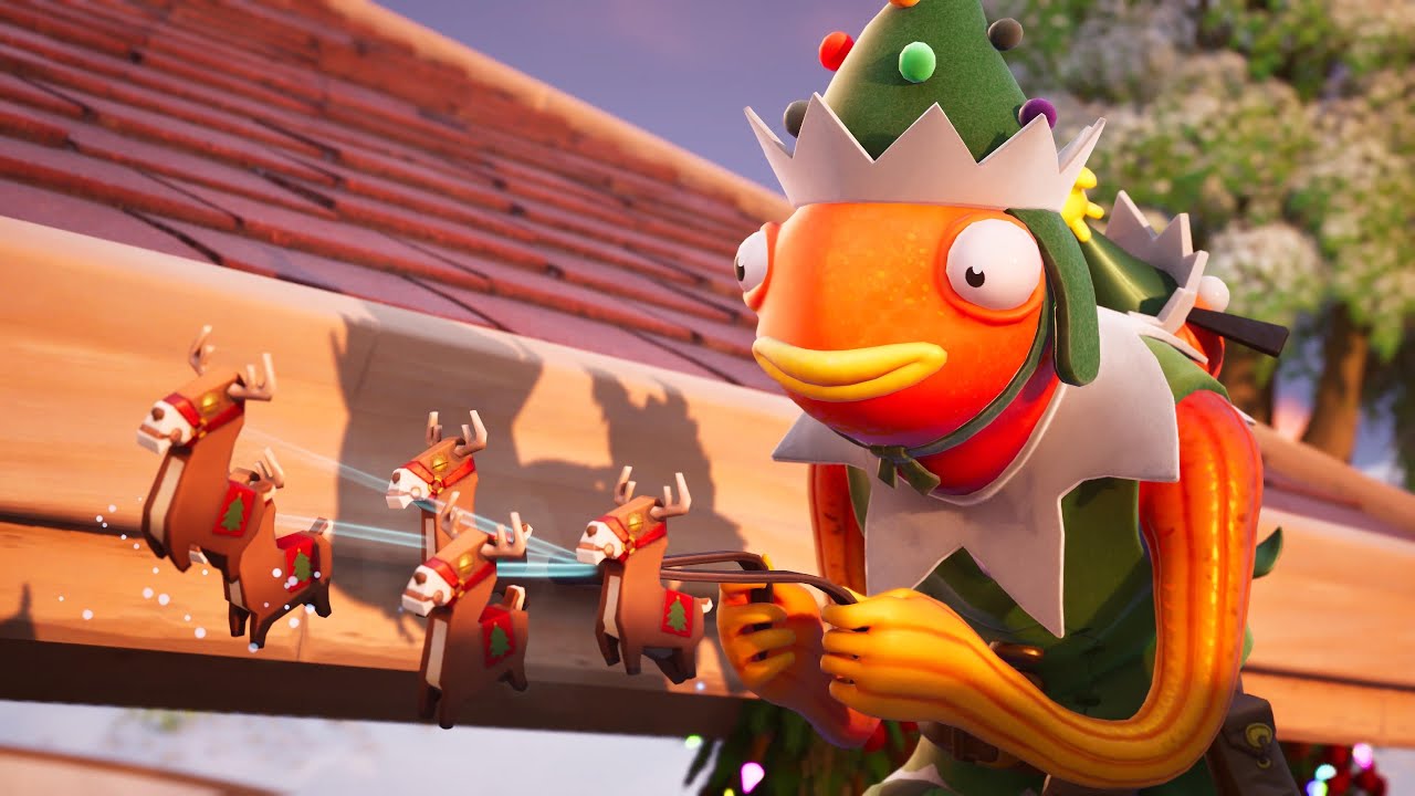 Fortnite Fa-la-la-la-Fishstick Gameplay - YouTube