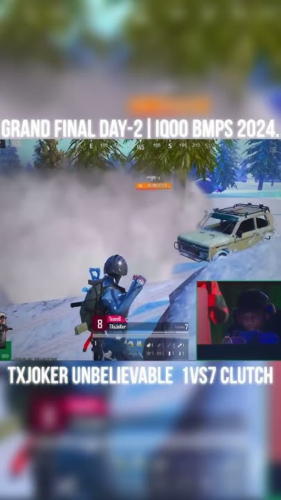 TXJOKER UNBELIEVABLE 1VS7 CLUTCH | iQOO BMPS 2024. - YouTube