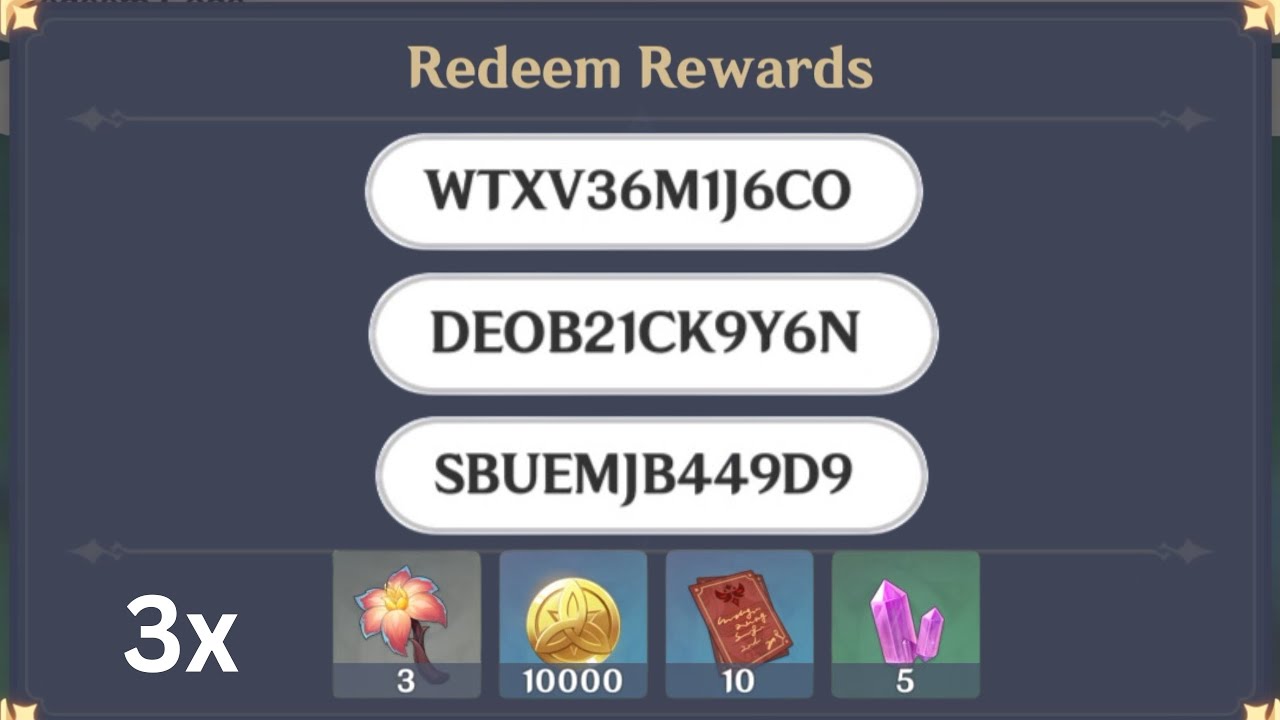 [EXPIRED] More October 10, 2024 ITEM Codes (Genshin Impact) - YouTube