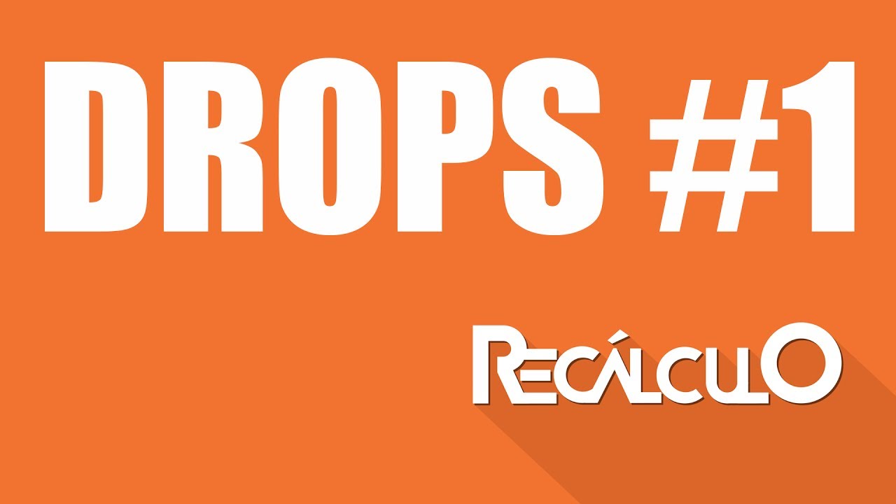Recálculo DROPS | Tipos De Frações - YouTube