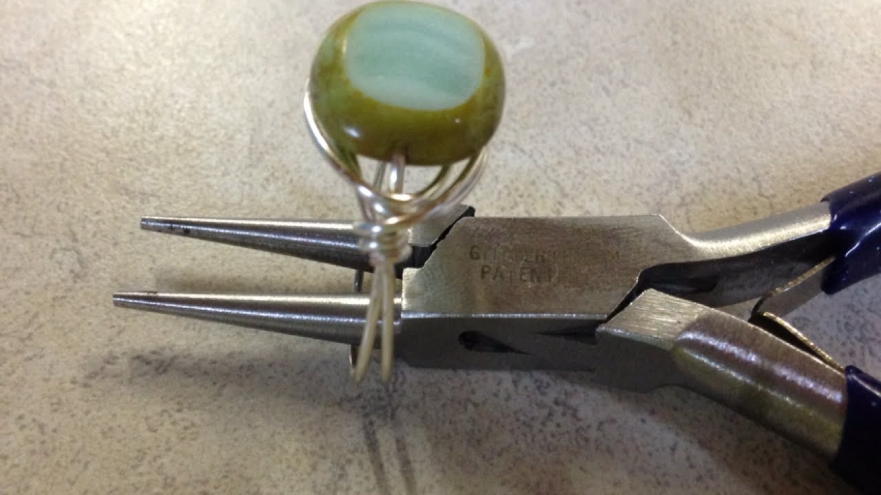 Create a Unique Wire Wrapped Bead Ring - DIY Style - Guidecentral - YouTube