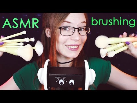 ASMR Varied Ear Brushing - Ear to Ear Whisper - YouTube