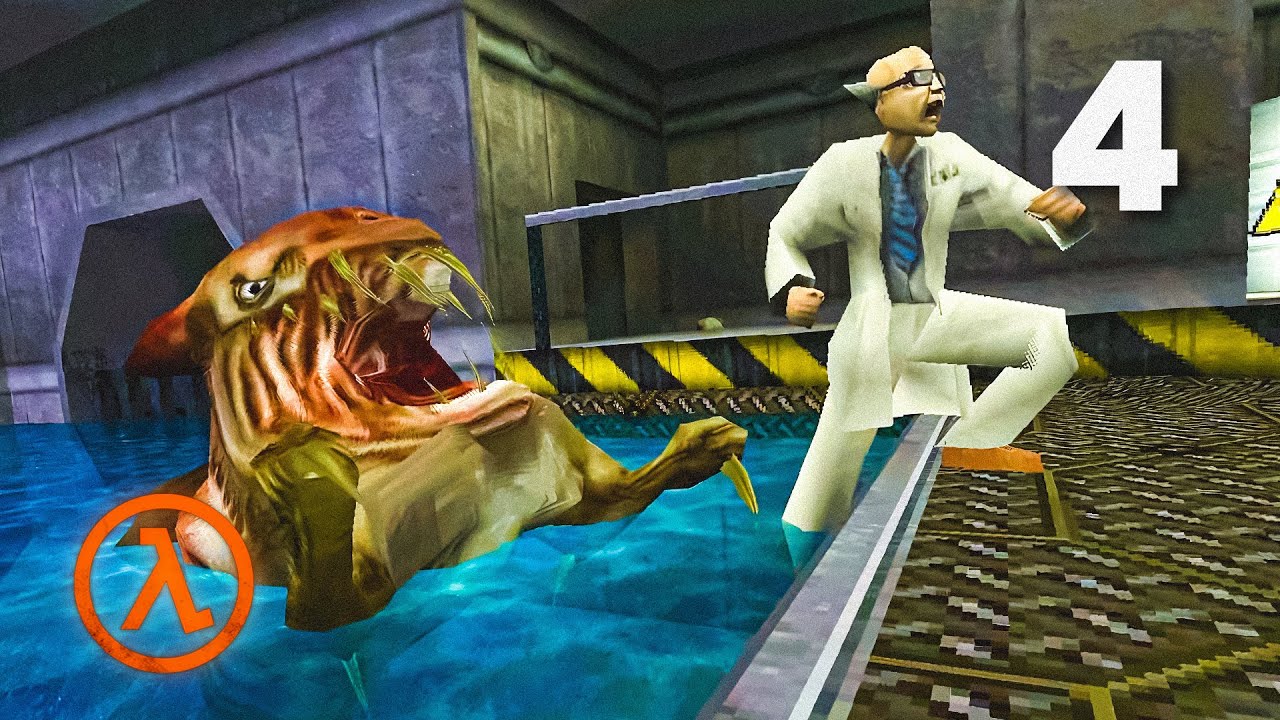 Half-Life Full Game Walkthrough Gameplay PART 4 - THE ICHTHYOSAUR - YouTube