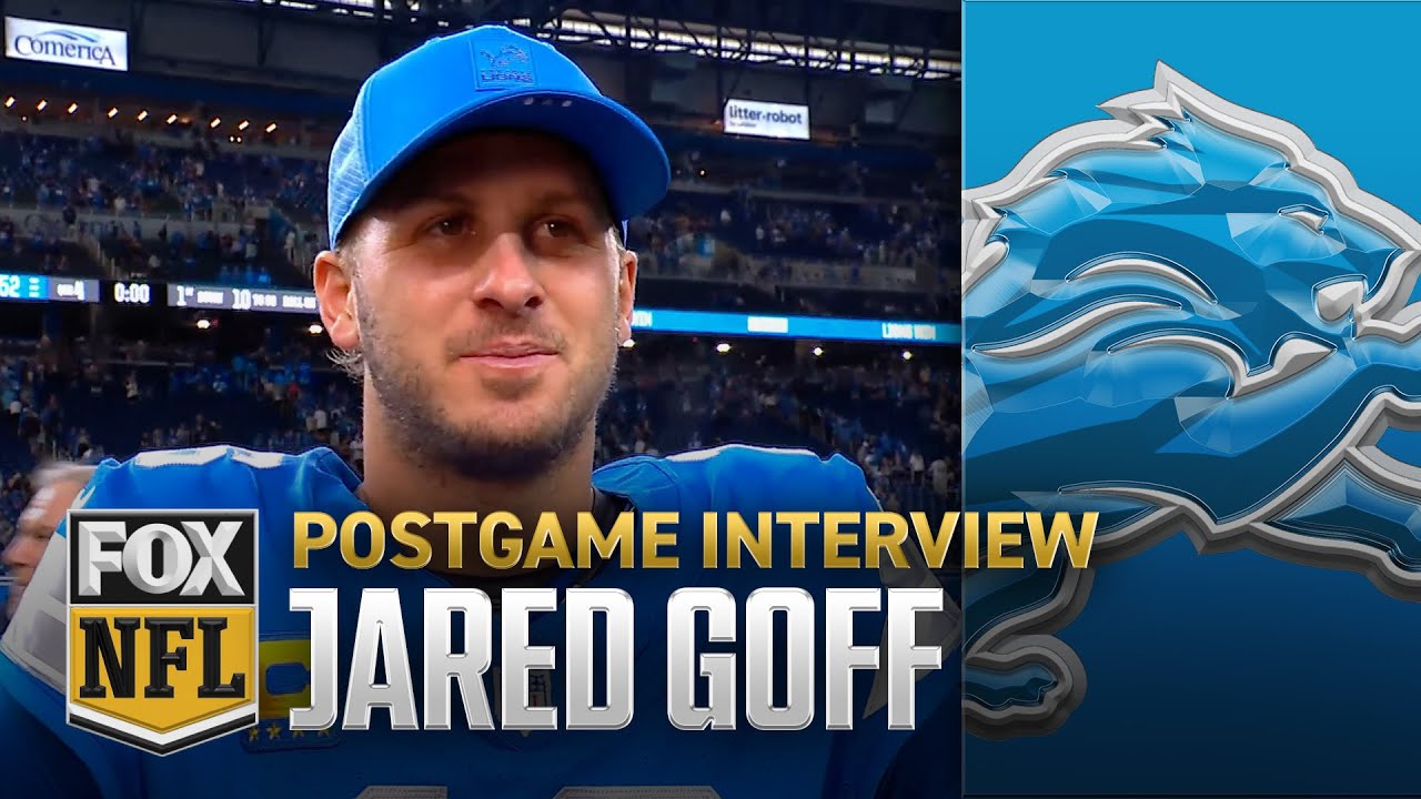 Jared Goff on Lions' dominant 52-21 win over Bears | NFL on FOX - YouTube