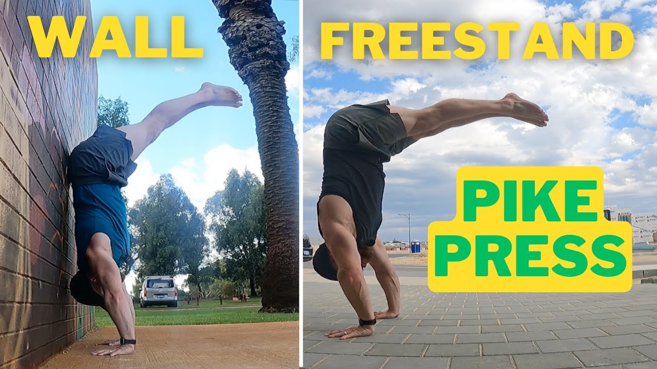 Pike Press to Handstand Tutorial. Learn Wall and Freestanding Drills ...