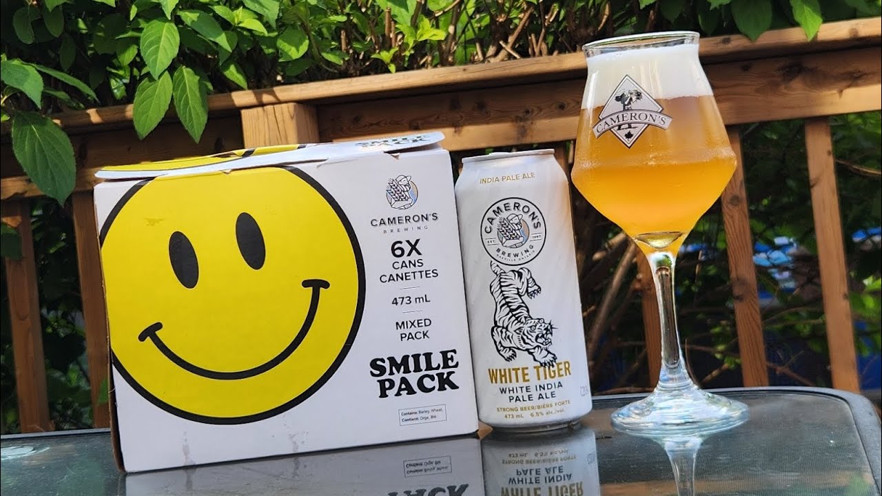 Cameron's Brewing White Tiger White IPA (2024 Smile Pack) - YouTube