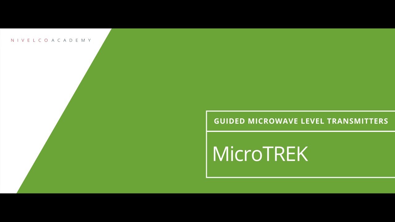MicroTREK – Guided microwave level transmitters @NIVELCO Academy - YouTube