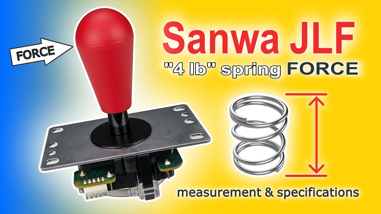 Sanwa JLF "4 lb" Spring Force - measurement and specifications - YouTube