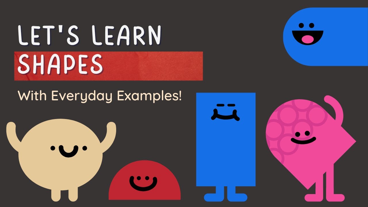 Kids learning video: Learn Shapes with Fun Examples! | Shapes for Kids ...