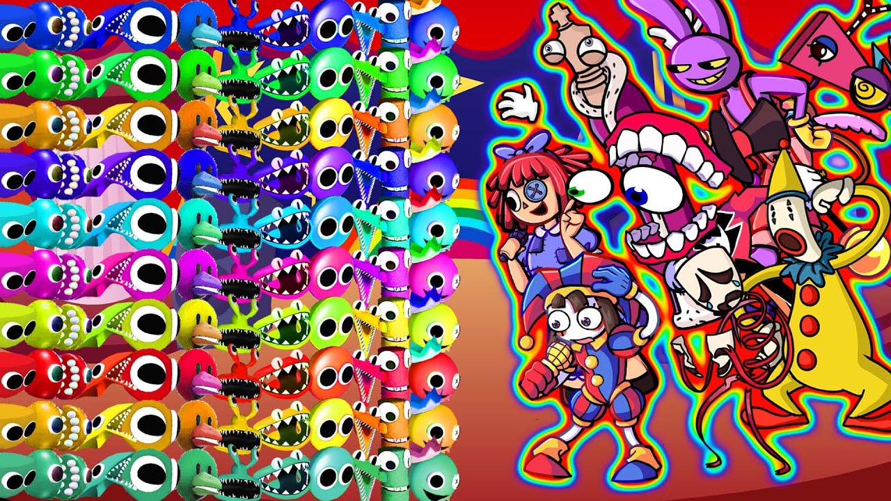 Friday Night Funkin' | The Amazing Digital Cricus vs All Rainbow ...